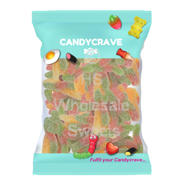 Candycrave Super Value Fizzy Worms 1kg