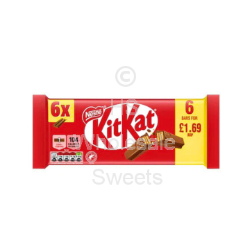 Nestle Kit Kat 2 Finger Multipack 20x(6x20.7g) £1.69 PMP