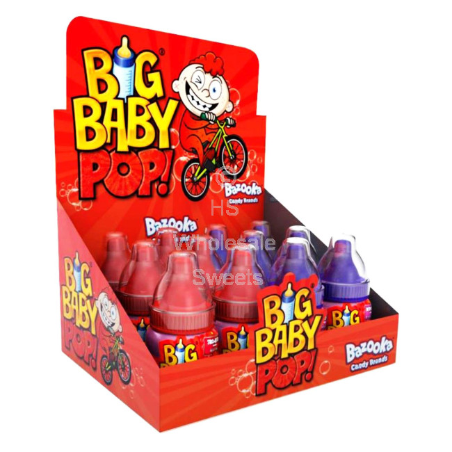 BIG BABY POPS FAVOURITES (BAZOOKA) 12X99P