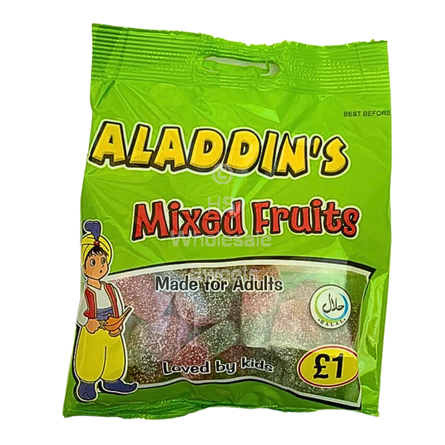 Aladdins Sour Mixed Fruits 12x100g