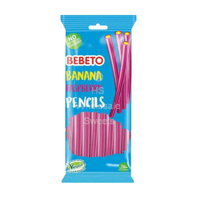 Bebeto Banana Raspberry Pencils 12x160g