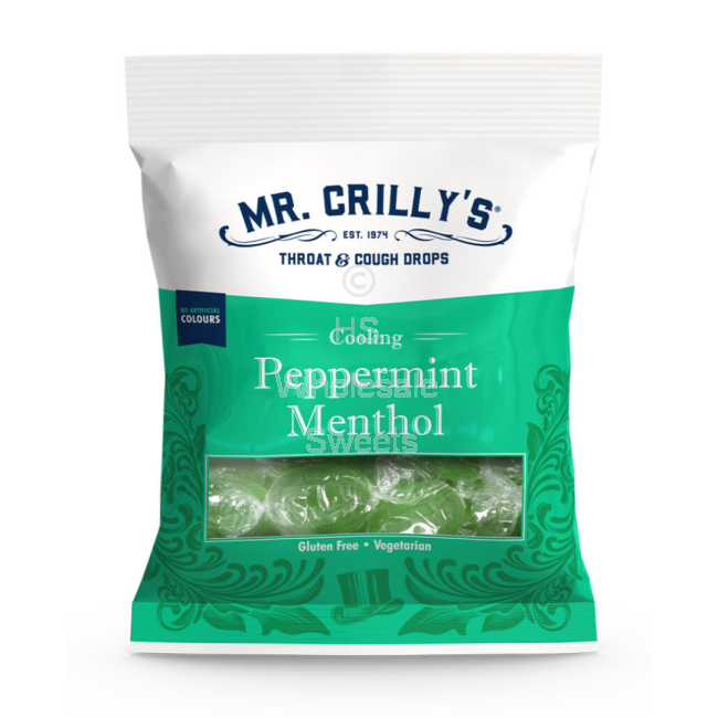 Mr Crillys Peppermint Menthol 18x90g