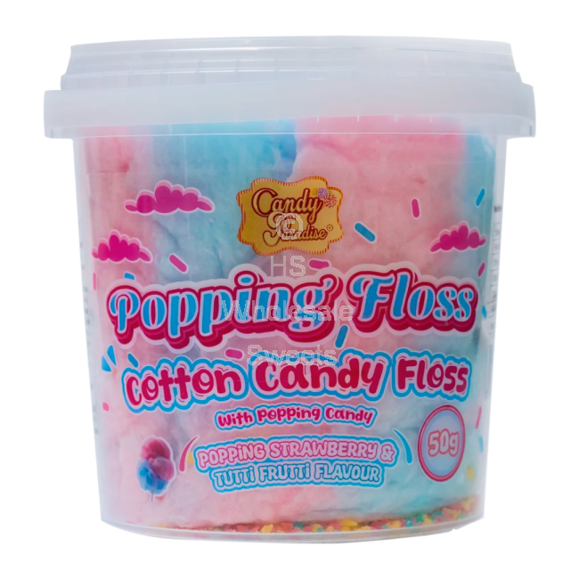 Candy Paradise Popping Candy Floss 6x50g