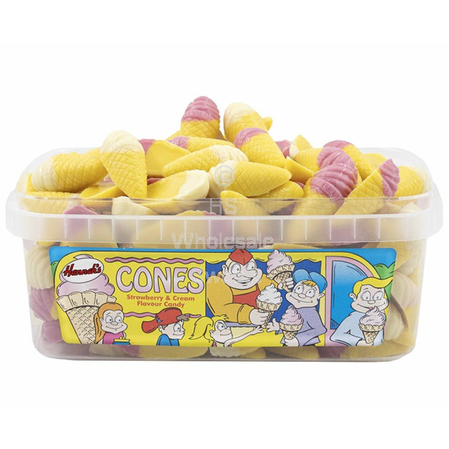 Hannah's Candy Cones 120 Count 600g
