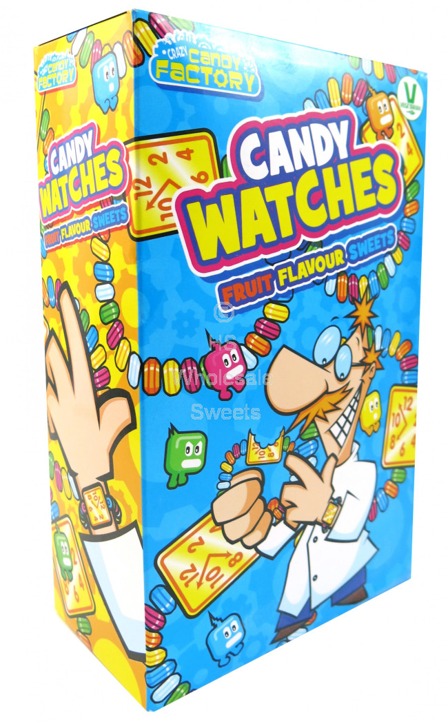 Crazy Candy Factory Wrapped Candy Watches 17g 30 Count