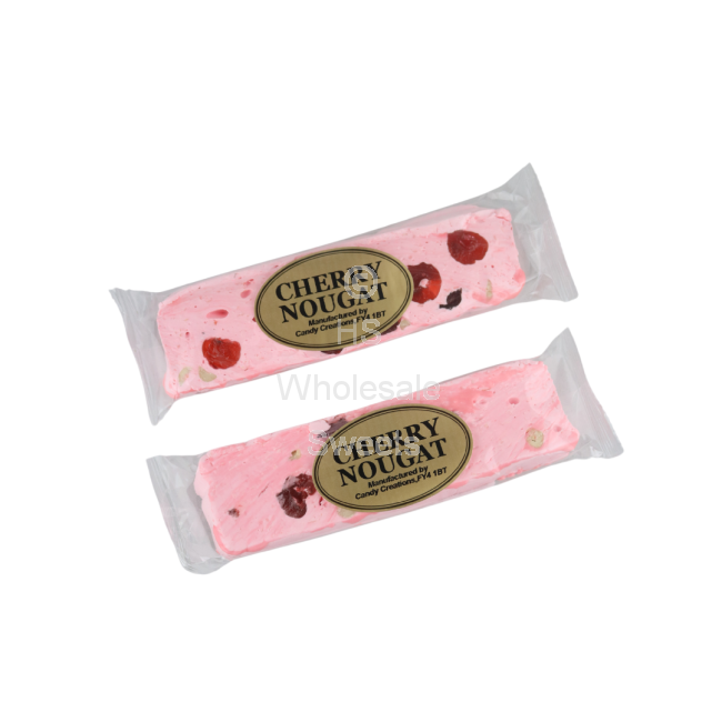Traditional Confectionery Cherry Nougat Bars 16 Count