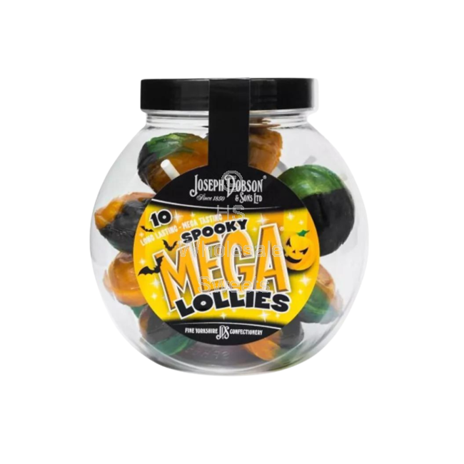 Joseph Dobson Spooky Lolly Mini Jar 10x6 Count