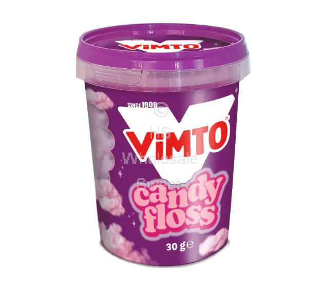 Vimto Candy Floss 30g Tub 12 Count