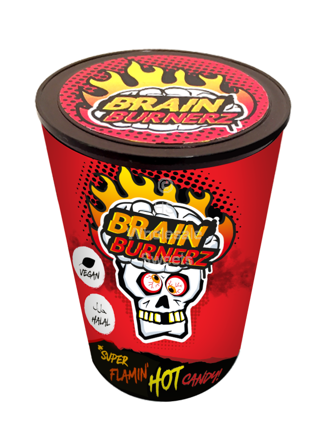 Brain Blasterz Hot Sour Candy Container 12x48g