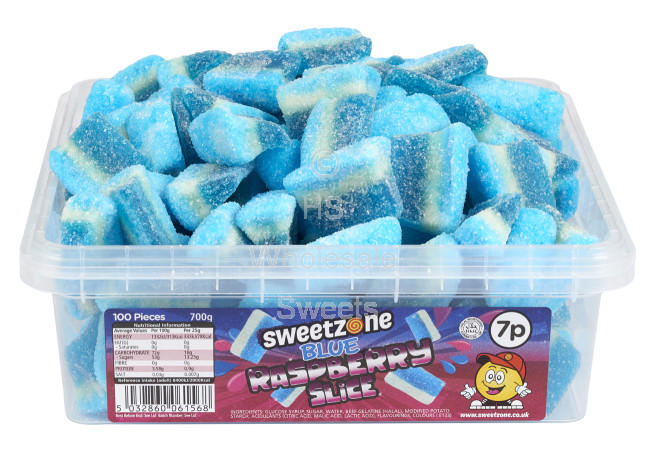Sweetzone Tub Blue Raspberry Slice 700g