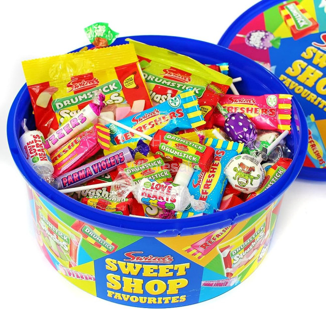 Swizzels Sweet Shop Favourite Tub Blue 650g