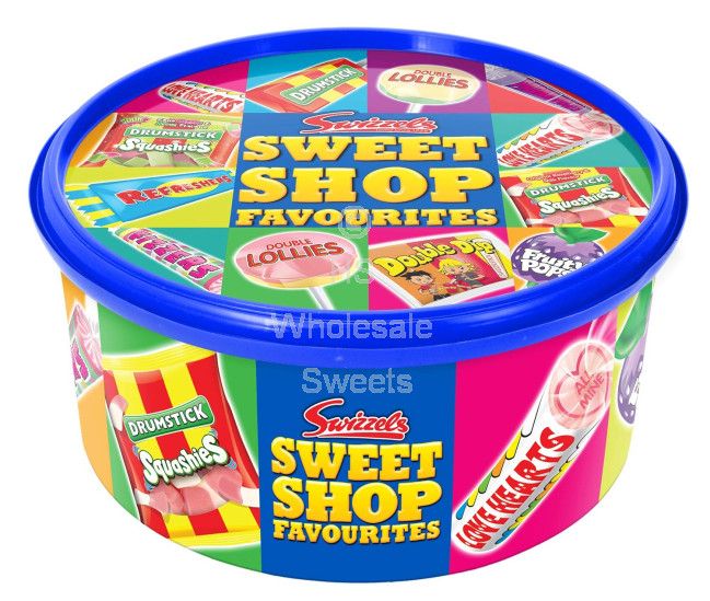 Swizzels Sweet Shop Favourite Tub Blue 650g