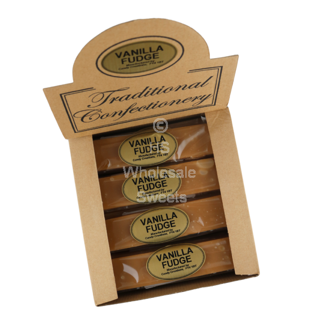 Traditional Confectionery Vanilla Fudge Bars 16 Count