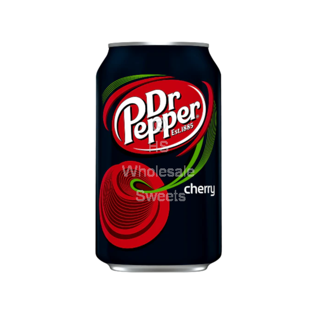 Dr Pepper Cherry Fizzy Drink Cans 12x355ml