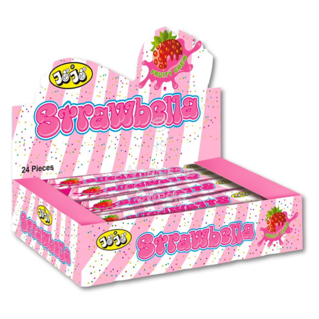 American Continental Strawbella Chew Bar 24x25g