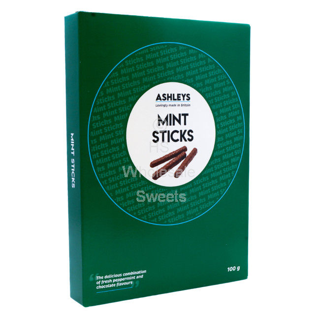 ASHLEYS MINT STICKS 100G