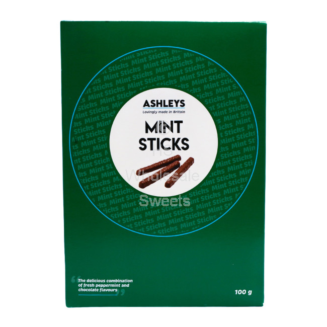 ASHLEYS MINT STICKS 100G