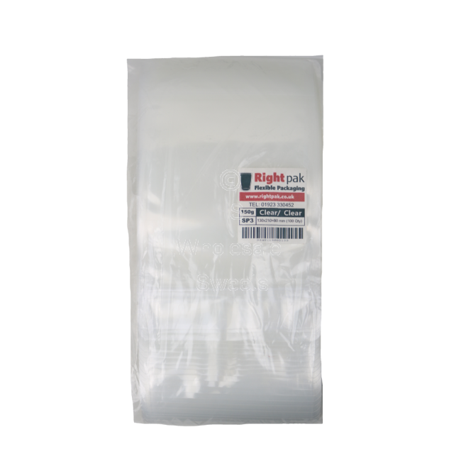 Pouches 150g bags - 100 Count