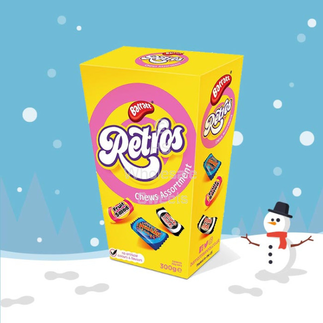 Barratt Retros Chews Assortment Box 6x300g