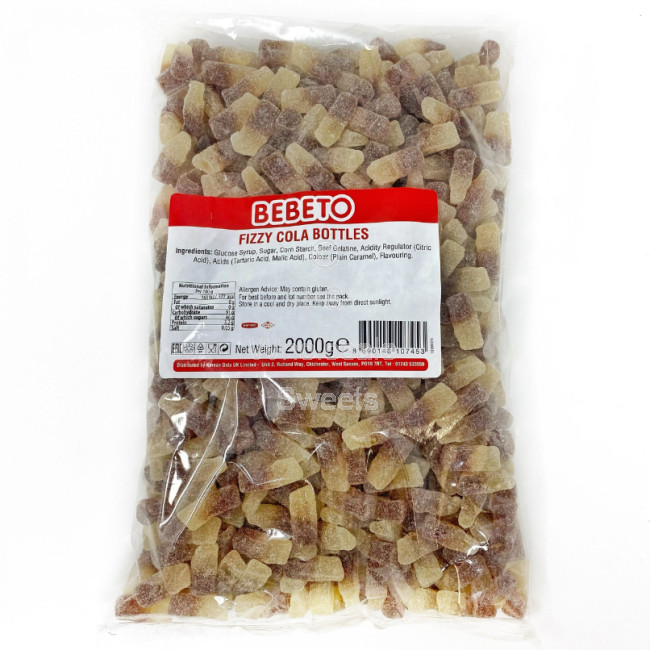 Bebeto Fizzy Cola Bottles 2kg