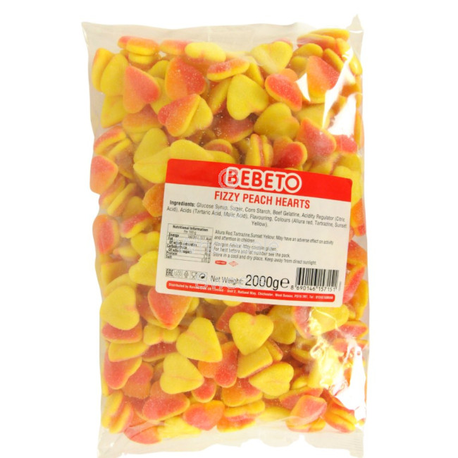 Bebeto Peach Hearts 2kg