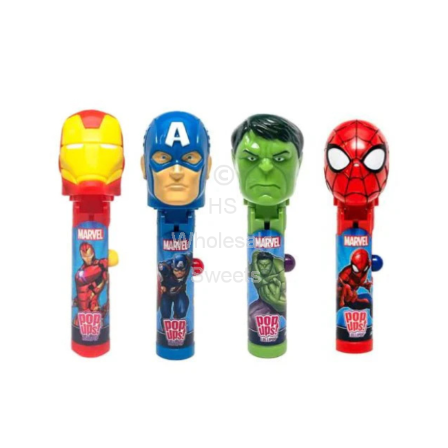 Bip Disney Marvel Mix Pop Up Lollipops 12x10g