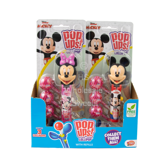 Pop Ups Lollipop Blisterpack - Disney Mix 12pcs