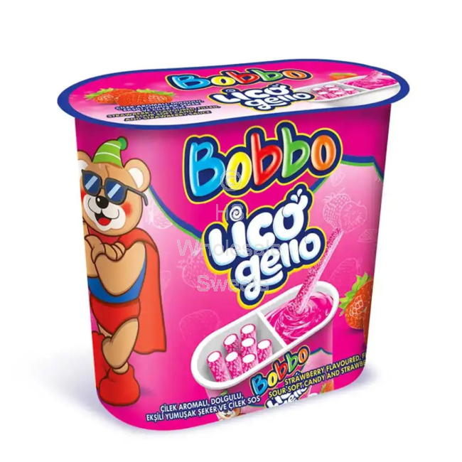 Bobbo Lico & Gello Strawberry 12 Count