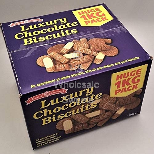 broken chocolate biscuits