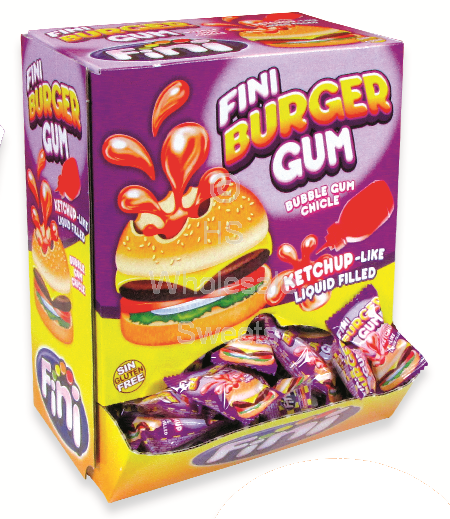 Fini Bubblegum Burger | Bubblegum Sweets