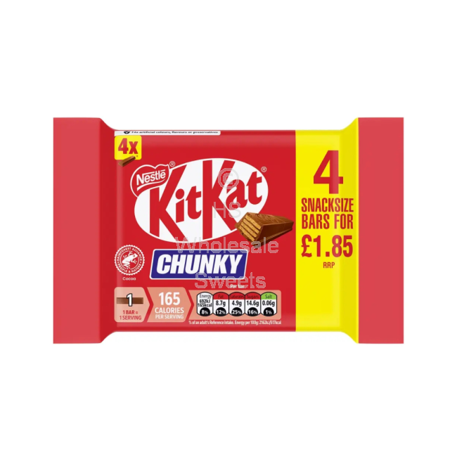 Nestle Kit Kat Chunky Multipack £1.85 PMP 24x4x32g