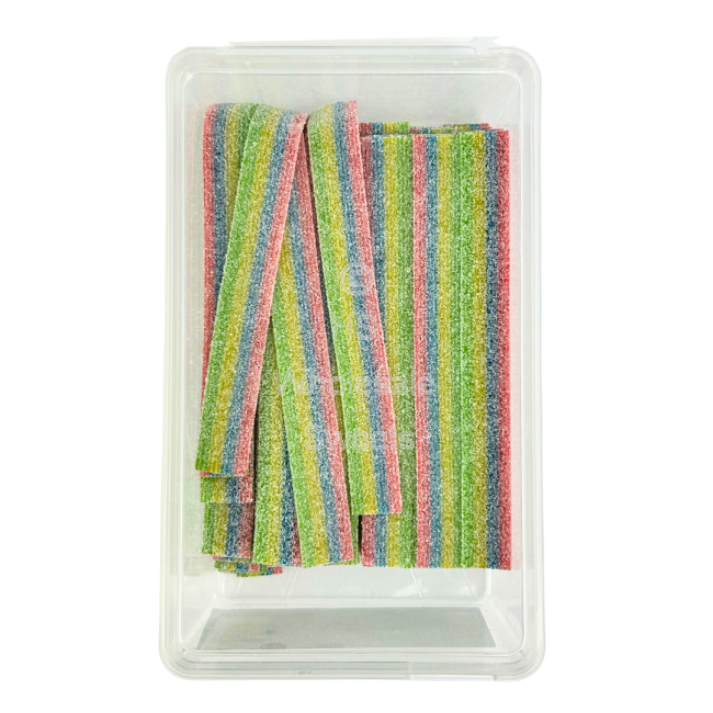 Candycrave Sour Rainbow Belts Tub 100 Count