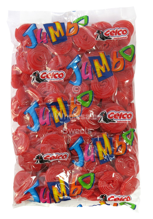 Gelco Cherry Liquorice Wheels 2KG