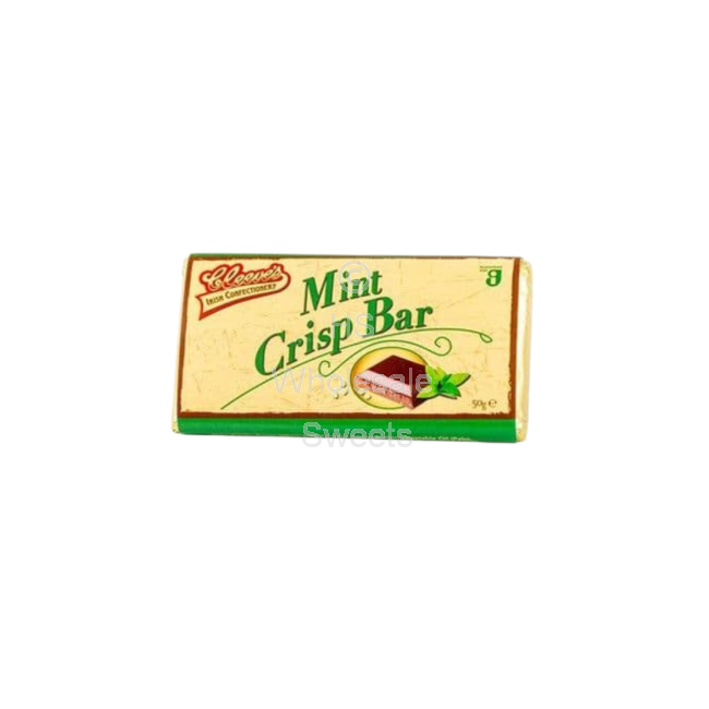 Cleeves Mint Crisp Bars 24x50g