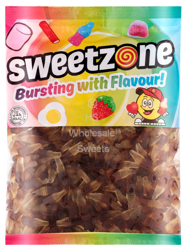 Sweetzone Mini Cola Bottles | Bottle Sweets 1KG