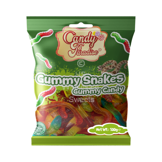 Candy Paradise Gummy Snakes 12x100g