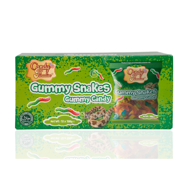 Candy Paradise Gummy Snakes 12x100g