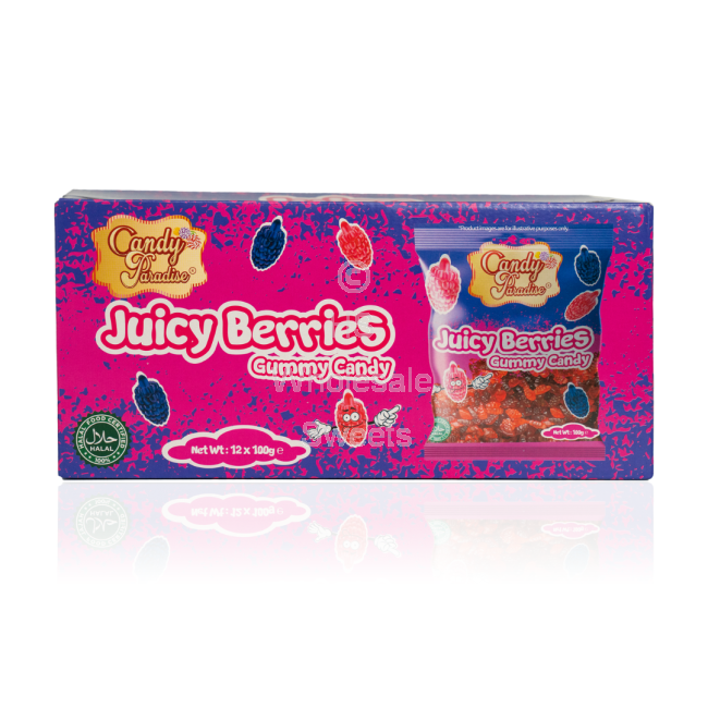 Candy Paradise Juicy Berries 12x100g