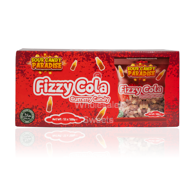 Candy Paradise Fizzy Cola 12x100g