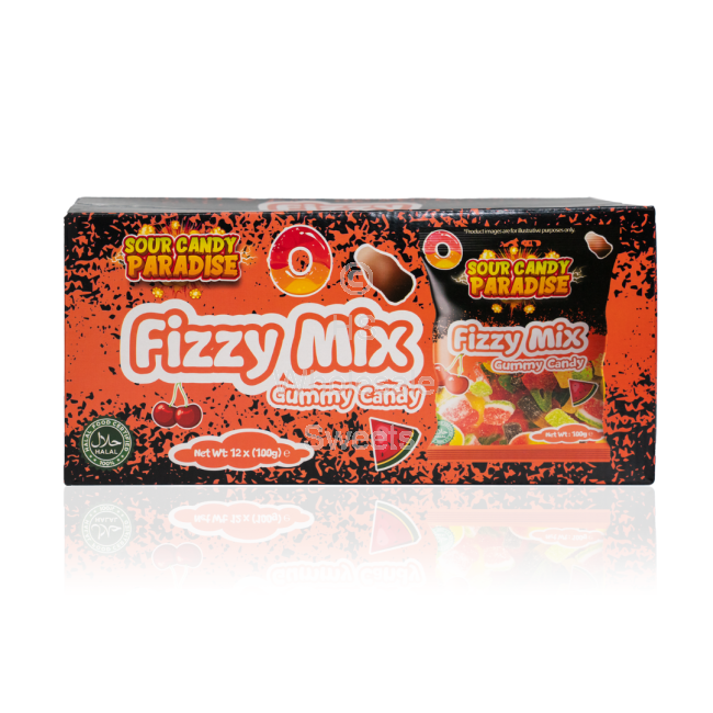 Candy Paradise Fizzy Mix 12x100g