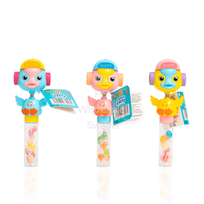 Candy Paradise Squeaky Geese Toy With Candy 12x10g