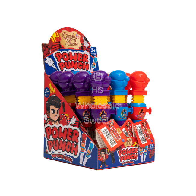 Candy Paradise Power Punch Toy With Candy 12x10g