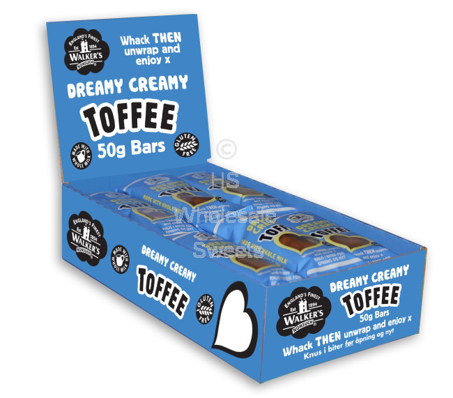 Walkers Toffee Original Bars | Toffee Sweets