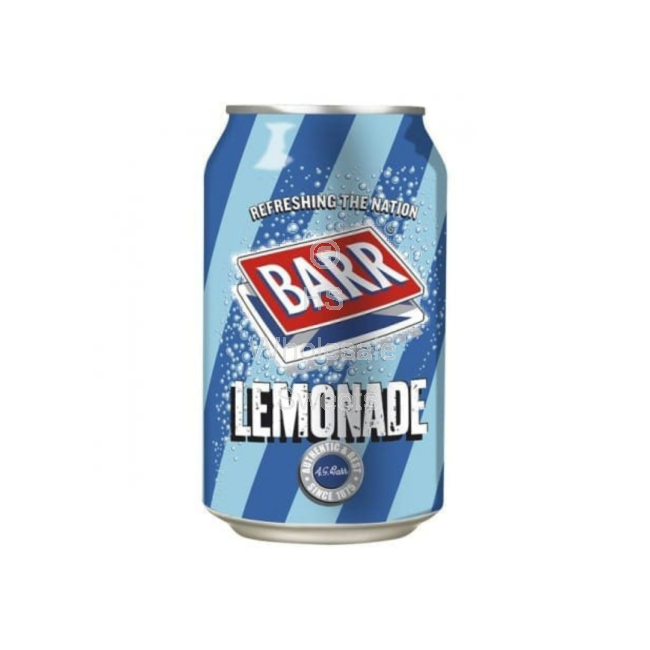 Barr Lemonade Fizzy Drink Cans 24x330ml