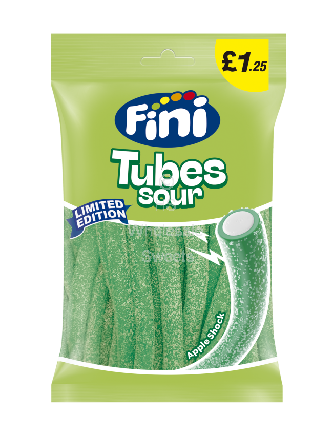 Fini Sour Apple Tubes £1.25 PMP 12x140g