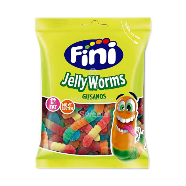 Fini Halal Fizzy Worms 12X75g