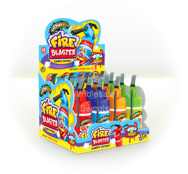 Johny Bee Fire Blaster Candy Spray x16