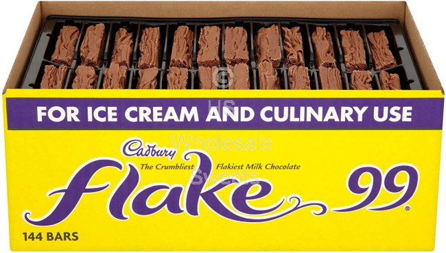 Cadbury Flake 99 Chocolate Bar 144 Box