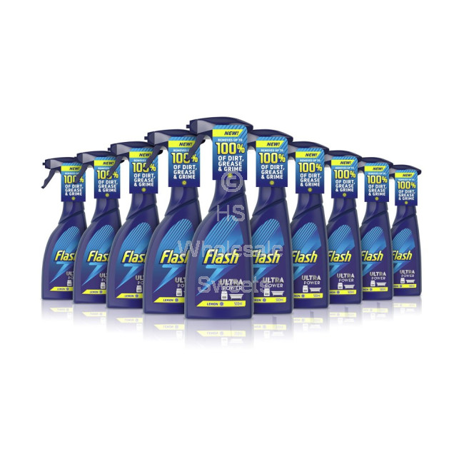 FLASH ULTRA POWER LEMON SPRAY 10x500ml