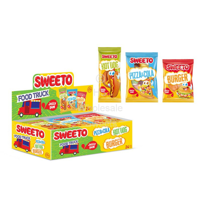 Sweeto Food Truck Gummy Candy 24 Count